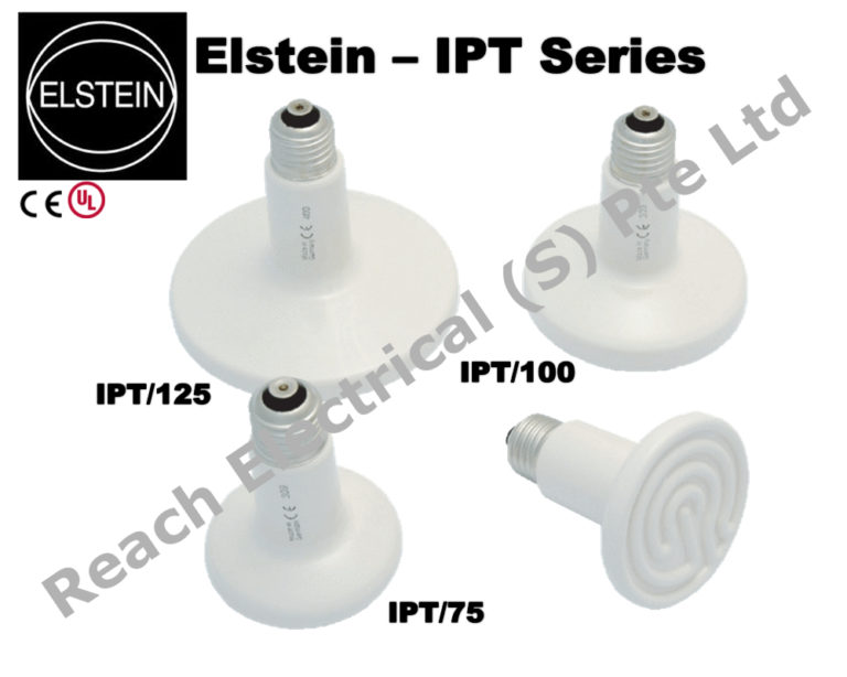 ELSTEIN – IPT Series Screw Ceramic Infrared Dark Heater – Reach Electrical