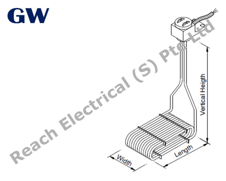HOTROD – OTS Single Teflon L-Shaped Multi-U Heater – Reach Electrical