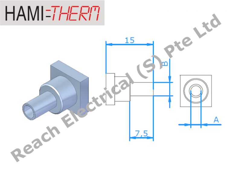 Hamitherm – Standard Connector Braze/Crimp adapter – Reach Electrical